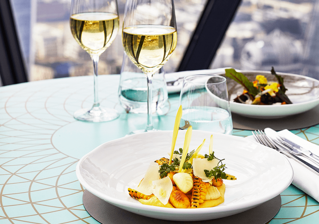 Sky-high dining returns to Searcys at The Gherkin from Monday 17 May