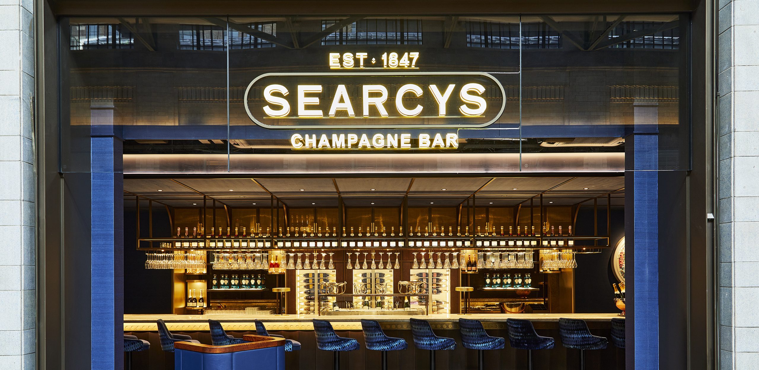 Searcys Champagne Bar at Battersea Power Station